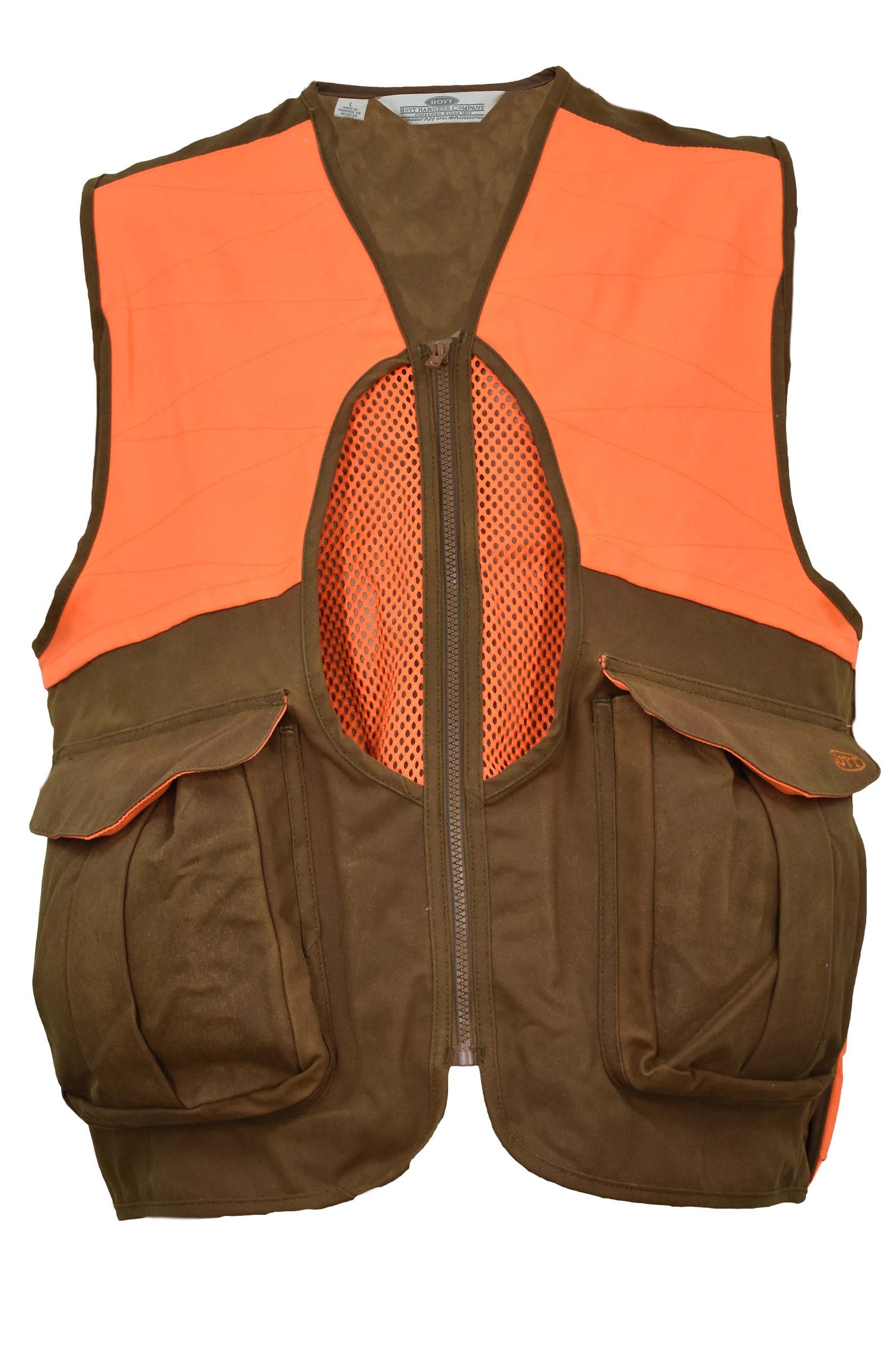 Boyt Waxed Cotton Upland Vest with Mesh Back – Boyt Harness